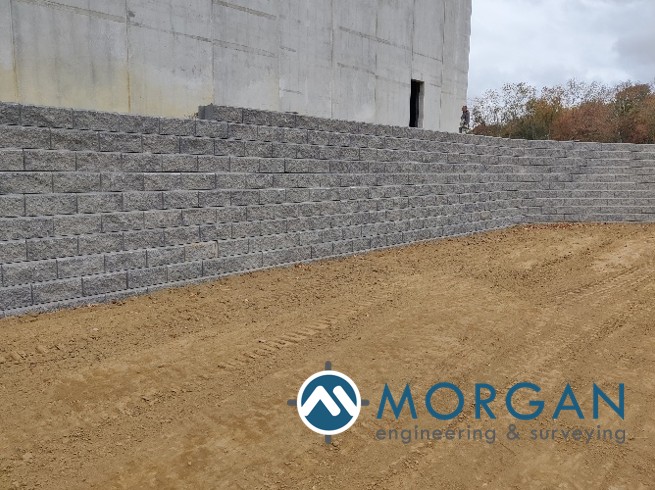 Morgan Engineering LLC Designs 500+ Foot Retaining Wall - Morgan ...